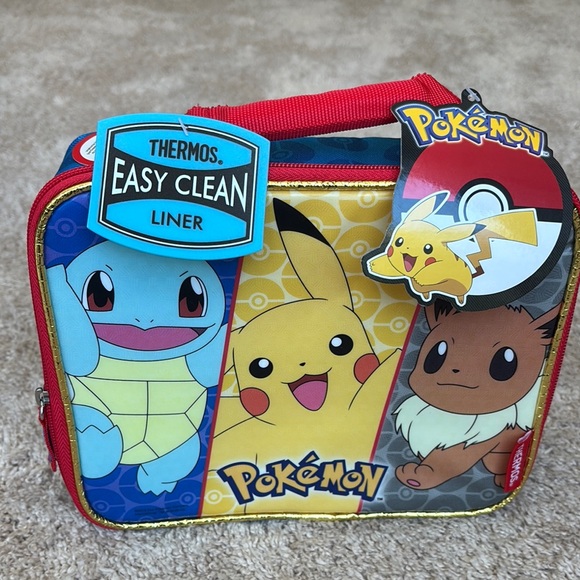 Thermos | Other | Pokmon Thermos Lunch Box With Pikachu Squirtle And ...